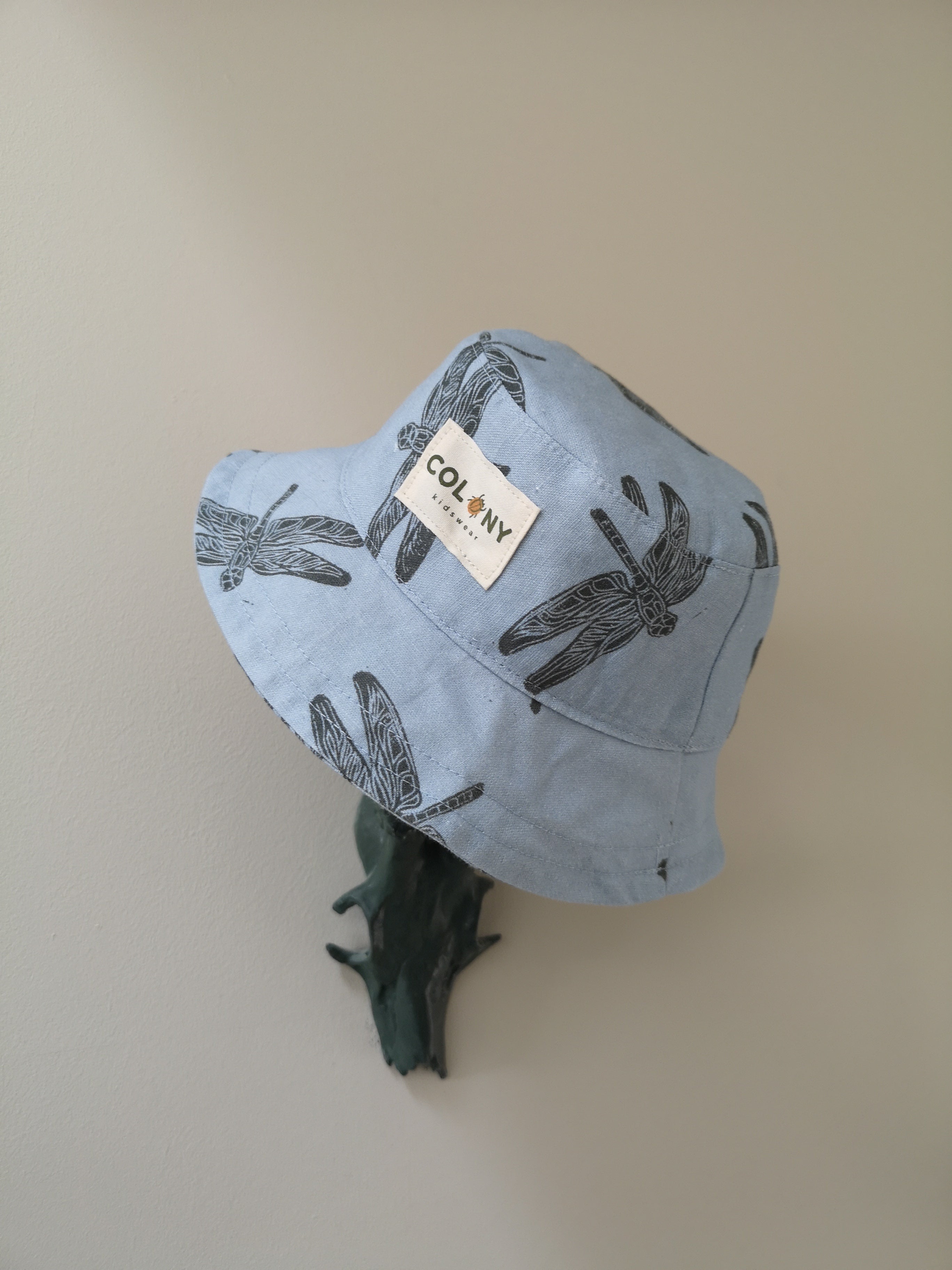 Reversible Minibeasts Baby & Children's Summer Bucket Hat - HANDMADE T ...